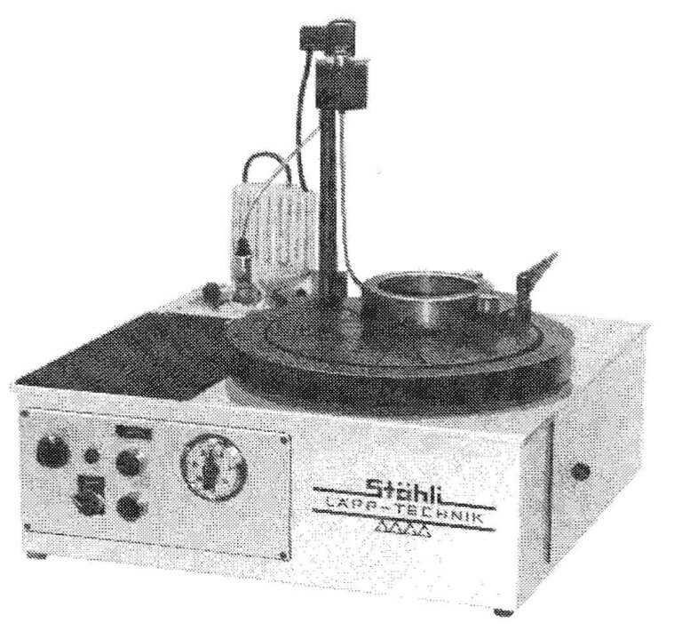 Hand Lapping using Cast Iron Plate on Lapping Machine